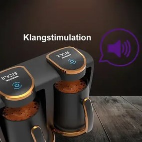 INCA TURBO Wonder Duo černá / Kávovar / Touch-Control
