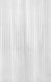 Aqualine, Sprchový závěs 180x200cm, polyester, bílá, ZP001