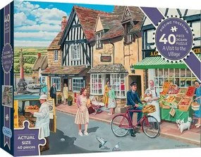 GIBSONS Puzzle Skládáme spolu: Návštěva vesnice / 40 dílků