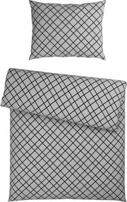 XXXLutz POVLEČENÍ, flanel, šedá, 140/200 cm Esposa - Povlečení - 004624003403
