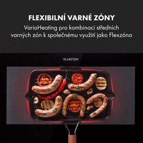 Klarstein Delicatessa 90 Slim, indukční varná deska, vestavná, 7000 W, 4 zóny
