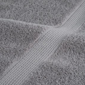 Prémiové ručníky SOLUND 4 ks šedé 100x200 cm 600 g/m² 137318