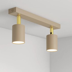 Stropní bodovky Kaja MATI K-5821 béžová barva 2×GU10