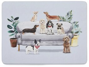 Korkové prostírání 4 ks 21.5x29 cm Curious Dogs - Cooksmart ®