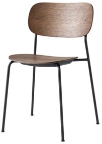 AUDO (MENU) Židle Co Chair, Black / Dark Oak