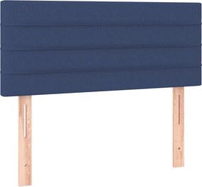 Box spring postel s matrací modrá 80x200 cm textil 3140655