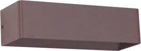 Brilagi - LED Venkovní nástěnné svítidlo DONNANI LED/12W/230V 30 cm hnědá IP44
