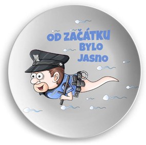 Talíř Policejní spermie