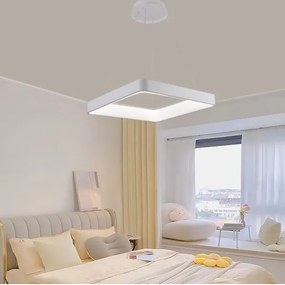 LED Stmívatelný lustr na lanku LED/55W/230V 3000-6500K bílá + dálkové ovládání