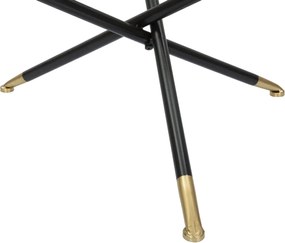 Konferenční stolek Saint Barth 80 cm hnědo-černý