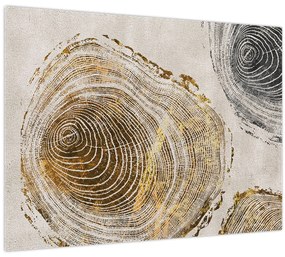 Obraz - Abstrakce kmenů (70x50 cm)