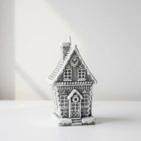 Velká vánoční svíčka ARCHO L šedá