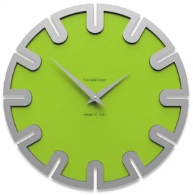 Designové hodiny 10-017 CalleaDesign Roland 35cm (více barevných variant) Barva žlutá klasik-61 - RAL1018