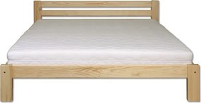Casarredo - Komfort nábytek Masivní postel KL-105, 140x200, borovice, výběr moření | barva: bez moření borovice