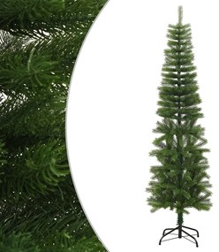 344645 vidaXL Umělý úzký vánoční stromek se stojanem 180 cm PE