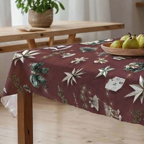 Bavlněný ubrus Kouzlo Vánoc - červený Velikost: 85 x 85