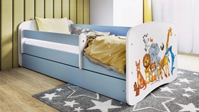 XXXLutz POSTEL PRO DĚTI A MLÁDEŽ 80/160 cm, modrá, bílá MID.YOU - Dětské pokoje sestavy - 00214200024H