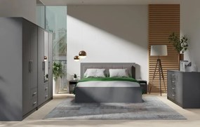 Šatní skříň Smart 150 cm Kašmír, kašmír/zrcadlo