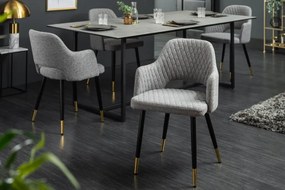 Designová židle Laney světlešedá