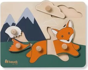 HAUCK Dřevěné puzzle Liška / FSC dřevo / od 1 roku