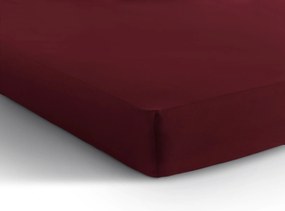 Dreamhouse Prostěradlo Jersey Bordeaux Velikost: 160/180x200/220
