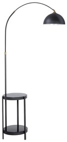 Venti Stojací lampa se stolkem 1xE27/60W/230V černá S-SY005