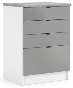 Kuchyňská skříňka spodní 60 cm - LAM SZ60 4SZ - Dvířka LETTY