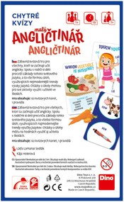DINO Hra naučná kvízová Chytré kvízy: Malý angličtinář dn613225