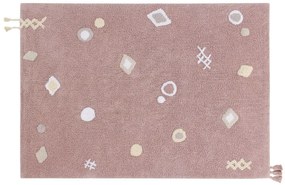 Lorena Canals koberec puntíky, růžový - Pyjama Party