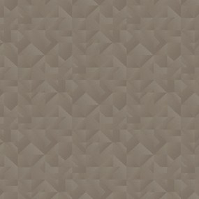 Luxusní hnědá geometrická vliesová tapeta na zeď, Z54534, Fuksas, Zambaiti Parati