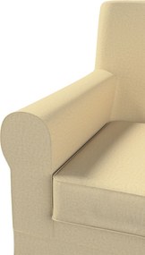 Potah na křeslo IKEA Ektorp Jennylund barva béžová látka lesklé, pletený vzor