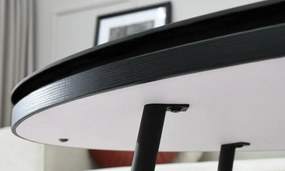 MPT Konferenční stolek Tavolo ze slinutého kamene - černý