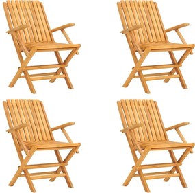 5dílný zahradní jídelní set masivní teakové dřevo 3155028