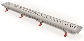 Chuděj Lineární plastový žlab 650mm se spodním odtokem d 40, klasik/floor lesk