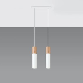 Sollux Lighting Závěsné svítidlo PABLO 2 bílé