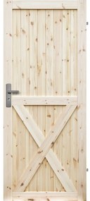 Interiérové dveře Radex dřevěné LOFT X Šířka dveří: 80 cm, Otvírání dvěří: Levé