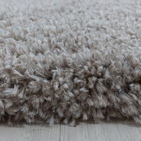 Kusový koberec Fluffy Shaggy 3500 beige 280x370 cm