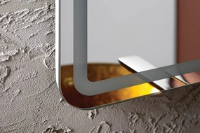 Sapho Sapho, Zrcadlo NYX s LED osvětlením 50x70cm, NY050
