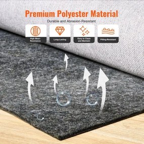 Rug Pad Gripper 1,22 × 1,83 m Ochranná podložka na koberec 11,9 mm