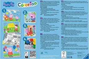 Ravensburger Colorino Prasátko Peppa / Mozaika / výuka barev / 40 knof