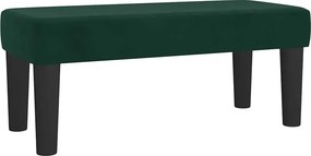 Box spring postel s matrací tmavě zelená 80 x 200 cm samet 3137872