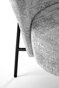 Čalouněné designové křeslo CEZAR šedé