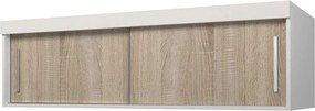 IDZ Nadstavba šatní skříně Vista (150 cm) Barva dřeva: Bílá + Sonoma