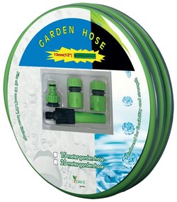 Novaservis, 1/2" Zahradní sada, hadice 15m plast, DY5115S