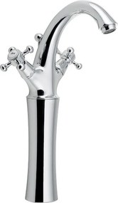 Reitano Rubinetteria Reitano Rubinetteria, ANTEA stojánková umyvadlová baterie vysoká s výpustí, výška 300mm, chrom, 3271L