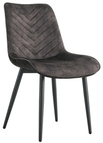 Jídelní židle, hnědá/černá, ZAINA TYP 2