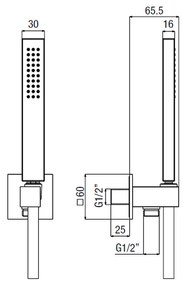 HANSGROHE + ALPI HG Sprchový set 16