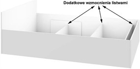 Akord ZVEDACÍ POSTEL CLP 140x200 OSKRZYNIA + ROŠT SONOMA