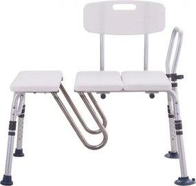 Překládací lavice do vany Sprchové sedátko pro seniory výškově nastavitelné 181,4 kg