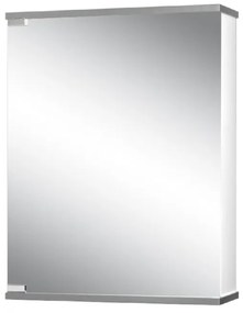 Jokey Plastik JOKEY ENTROBEL ALU lakování zrcadlová skříňka MDF 50x65x14cm